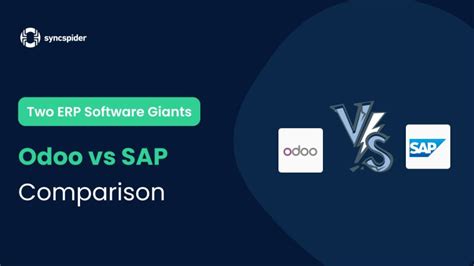 Mark J Mueller On Linkedin Odoo Vs Sap 2024 Erp Software Comparison Syncspider