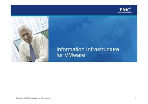 Information Infrastructure For Vmware Ppt