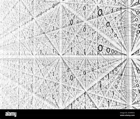 Electronic Data Array Network Data Storage And Transmission Stock