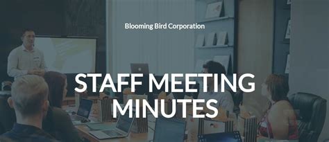 Free HR Meeting Minutes Templates Download In PDF Template Net