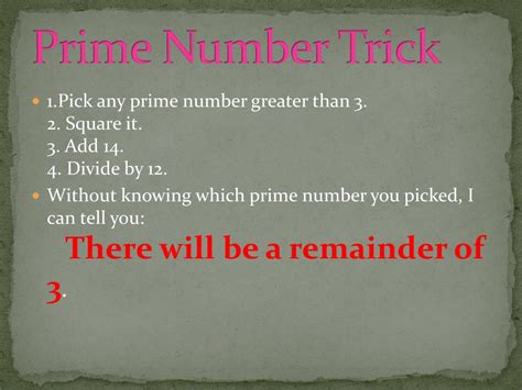 PPT Amazing Facts On Prime Numbers PowerPoint Presentation Free Download ID