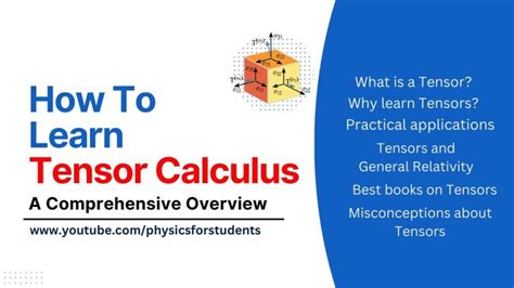 Shounak Bhattacharya On Linkedin How To Learn Tensor Tensor Calculus