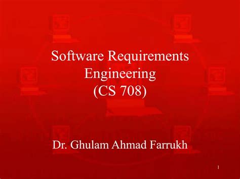 Vu Re Lecture 01 Requirements Engineeringppt Computing Technology And Computing