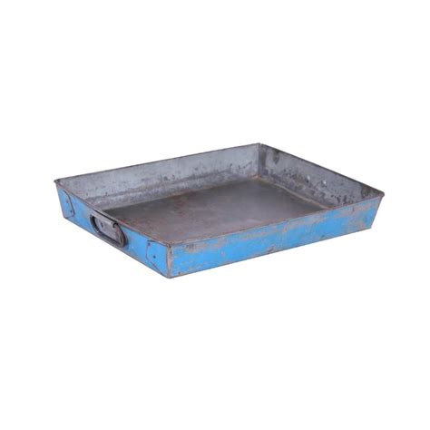 Vintage Iron Tray Rectangle Small Barron Imports