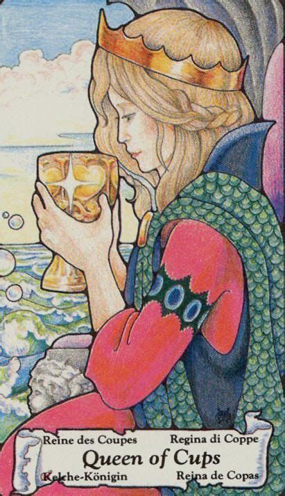 Q Cups Hanson Roberts Queen Of Cups Drawing Queen Of Cups Art