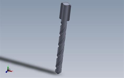 6毫米钻头 Solidworks 2014 模型图纸免费下载 懒石网