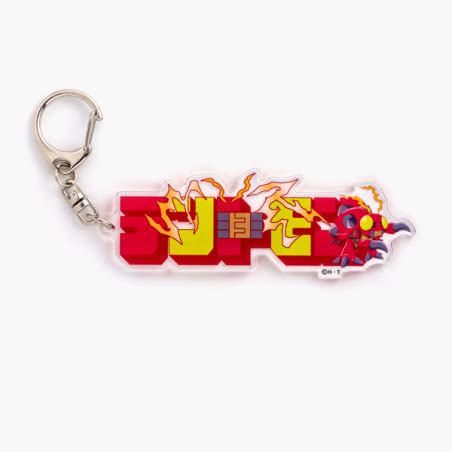 Acrylic Keychain Katakana Design Tentomon Digimon Adventure Meccha Japan