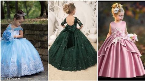 أحدث موديلات فساتين اطفال بسيطة