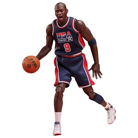 Enterbay Usa Basketball Michael Jordan Barcelona 92 16 Scale Figure Navy