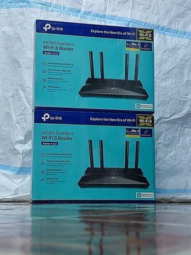 Tp Link Archer Ax20 1800 Mbps Wi Fi 6 Router Black Dual Band At ₹ 4400 Near Vasai Road