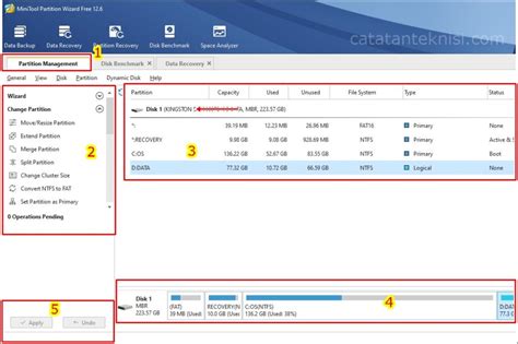 Cara Menggunakan Minitool Partition Wizard Catatan Teknisi