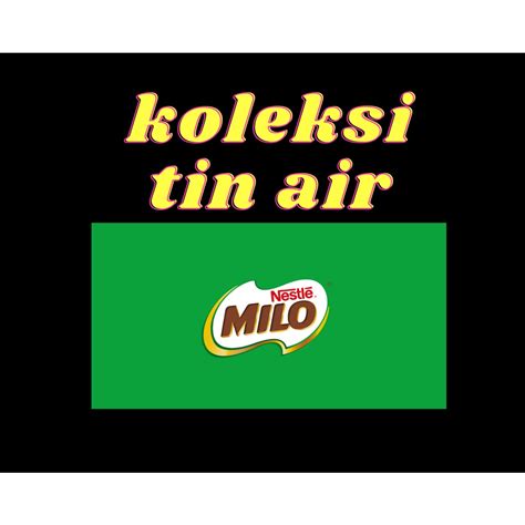 Milo Tin Limited Edition For Collection Tin Milo Edisi Khas Untuk