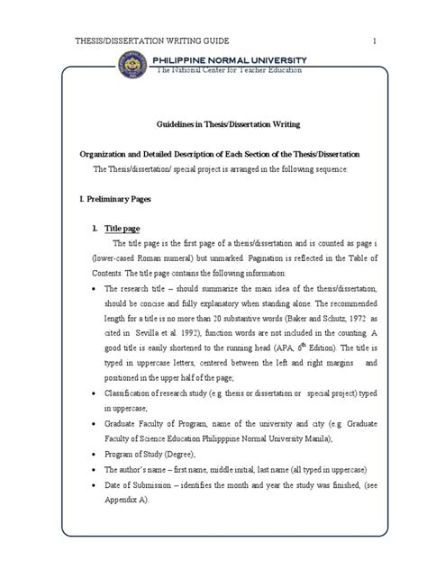 Thesis And Dissertation Writing Guide Pdf Thesis Theory