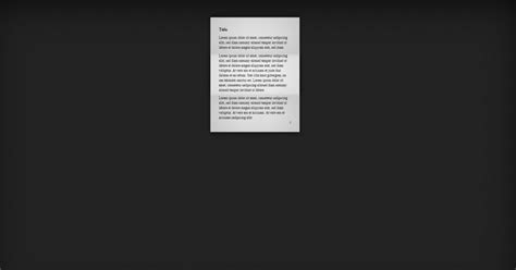 13 Inspiring CSS Paper Effect Examples OnAirCode
