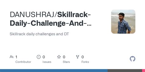 github danushraj skillrack daily challenge and daily test skillrack