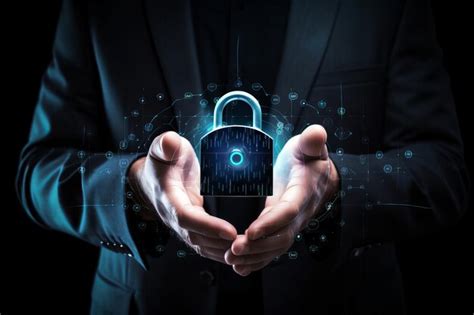 Premium Ai Image Hand Man Protecting Data And Personal Information On
