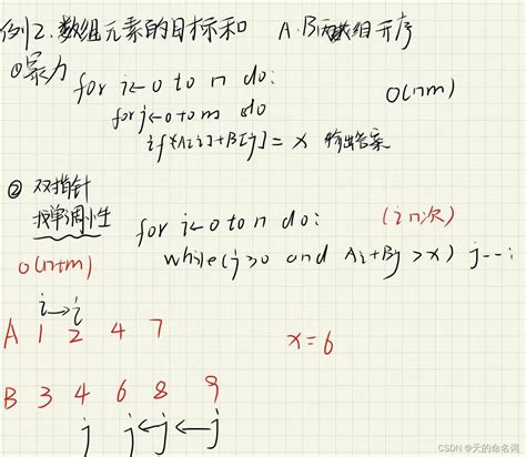 【算法基础】双指针 双指针代码 csdn博客
