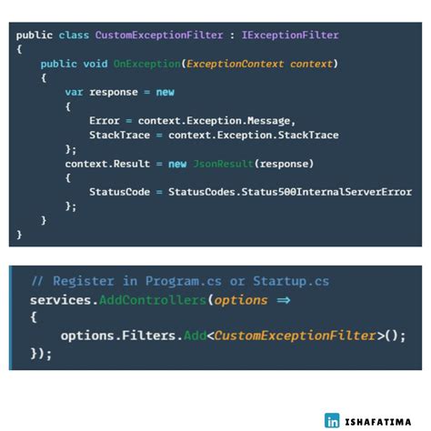 Tip Ensure Proper Exception Handling In Your Net Api By Implementing