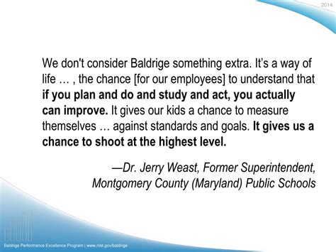 PPT Baldrige Performance Excellence Program Nist Baldrige PowerPoint Presentation ID 5580531