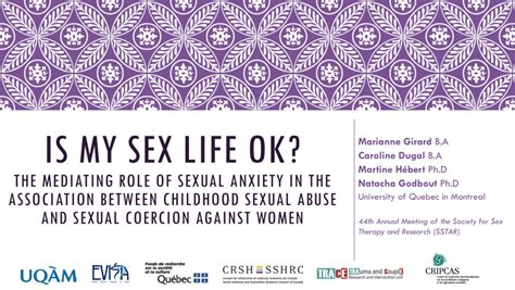 Pdf Is My Sex Life Ok The Mediating Role Of Sexual Anxiety In The