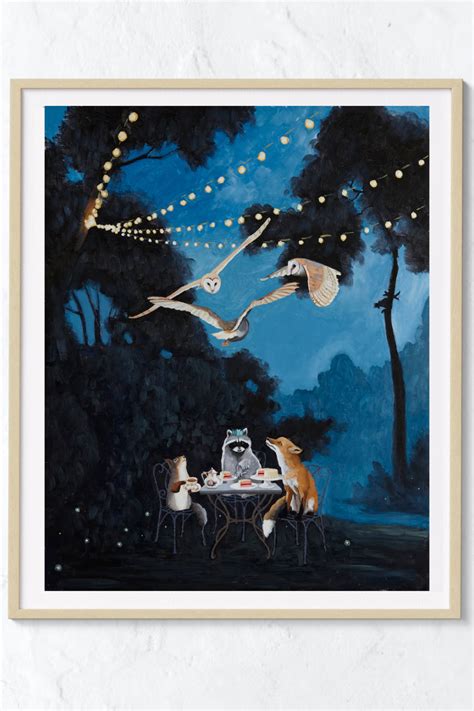 Summer Nights Art Print Nahcotta