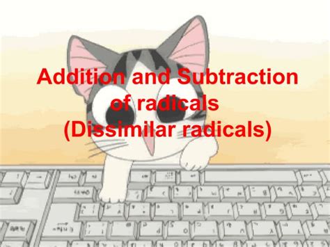 Operations With Radicals Pptx