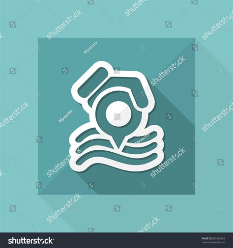 sea position pointer stock vector royalty free 601816559 shutterstock