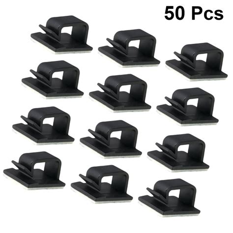 Whamvox 50 Pcs Cable Clamp Wire Retainer Adhesive Reformer