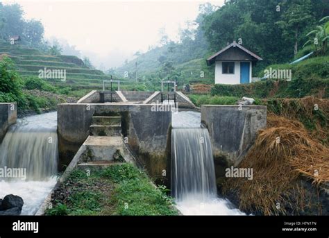 Indonesia Java Small Hydro Power Station For Rural Electrification Rice Terrace Off Grid