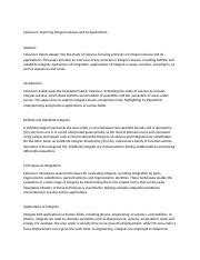 Exploring Integral Calculus Techniques Applications More Course Hero