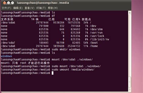 ubuntu中磁盘挂载与卸载 csdn博客