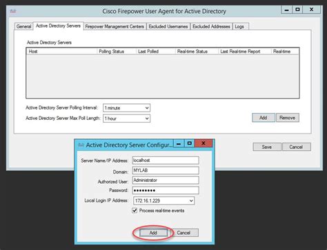 Cisco Firepower User Agent Blue Network Security