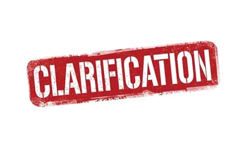 Clarification