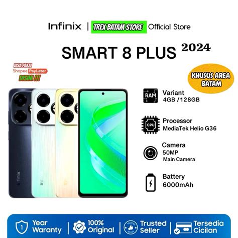Jual INFINIX SMART PLUS GB GB NEW GARANSI RESMI BATAM Shopee Indonesia
