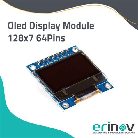 Oled Display Module 128x64 7Pins Erinov