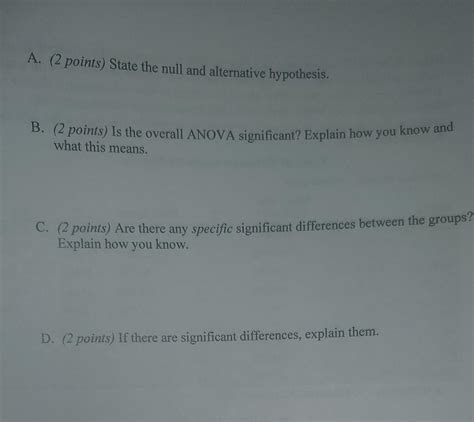 solved 29 below is the spss output for a one way anova