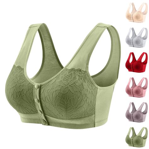 Daisy Bras For Older Women Front Closure 2025 No Underwire Full