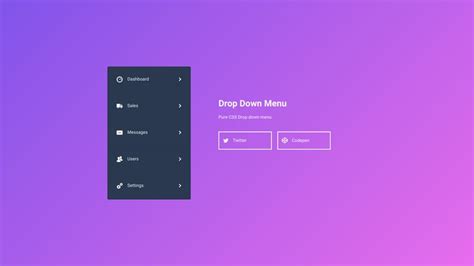 Swanky Pure Css Drop Down Menu V20