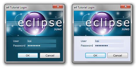 Eclipse 4 Lifecycle Hooks Login Dialog With Css Styling