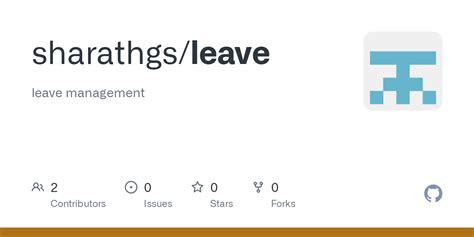 GitHub Sharathgs Leave Leave Management