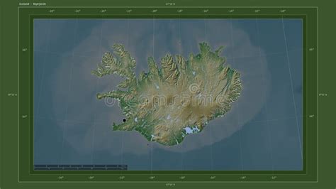 Iceland Highlighted Composition Pale Stock Illustration Illustration Of Highlighted