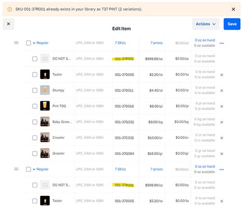 Duplicate Skuitemvariation Appearing Questions Square Developer Forums
