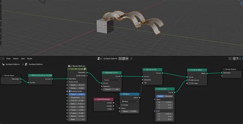 Extrude Mesh Along Curve With Geo Nodes Modeling Blender Artists