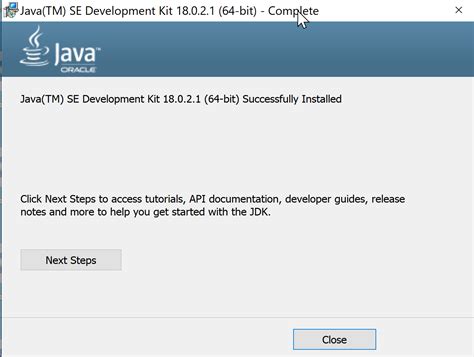 Java JDK 18 Java SE Development Kit 18 のインストールWindows 上