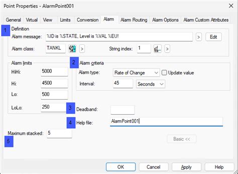 Step 41 Configure The Advanced Alarm Tab Cimplicity 2024