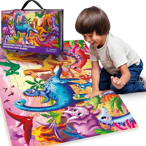 QUOKKA Giant Floor Puzzles for Kids Ages 4-6 - 2x3 Feet 48 Piece ...
