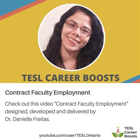 Teslontario Teslcareerboosts Danielle Freitas Phd