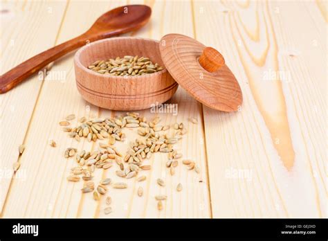 Grain Rye And Wheat Stock Photo Alamy