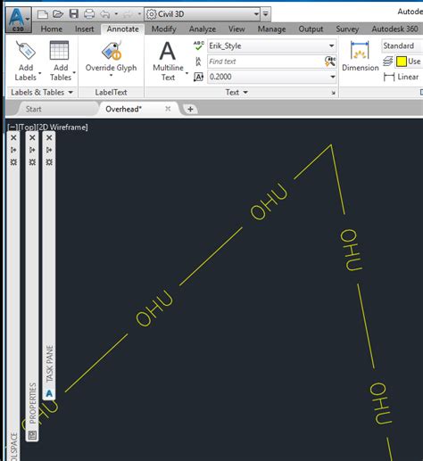 Solved Lines With Text Autodesk Community