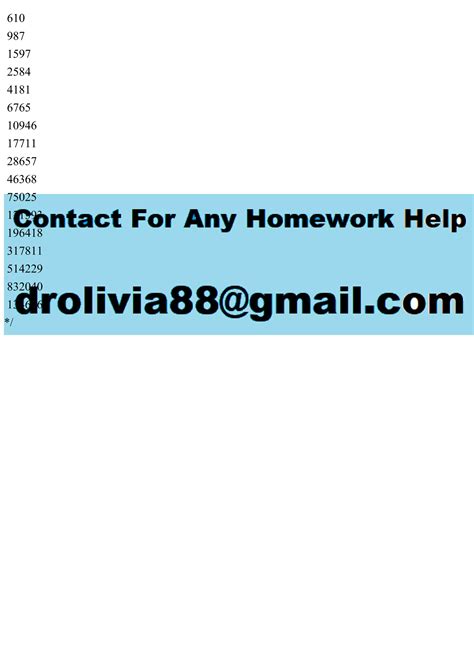 1write A Java Program That Calculates And Displays The Fibonacciseripdf